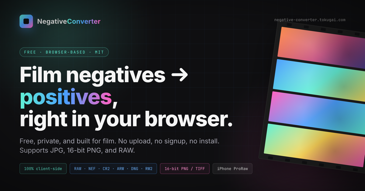 Negative Converter — Free Online Film Negative to Positive Converter ...